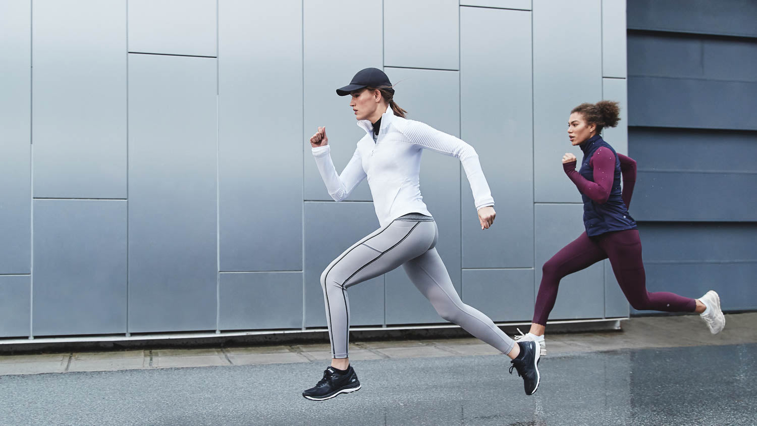 Lululemon Sleeve Elegance: Models Showcase Distinctive Logo in Artful ...