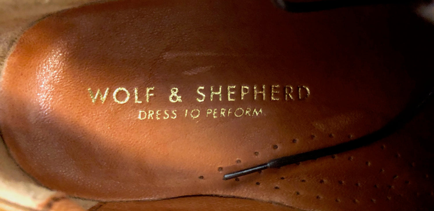 Logos Unveiled: Wolf & Shepherd's Intricate Shoe Details – PENCIL ONE